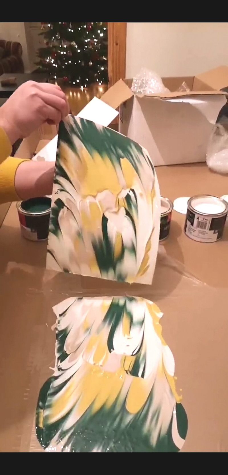 MY EASY DIY MARBLED ARTWORK - Our Home Obsession